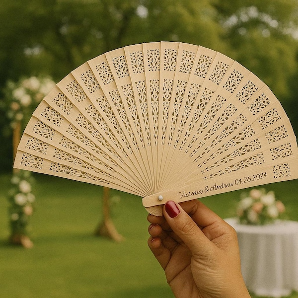 Personalized Fans - Etsy