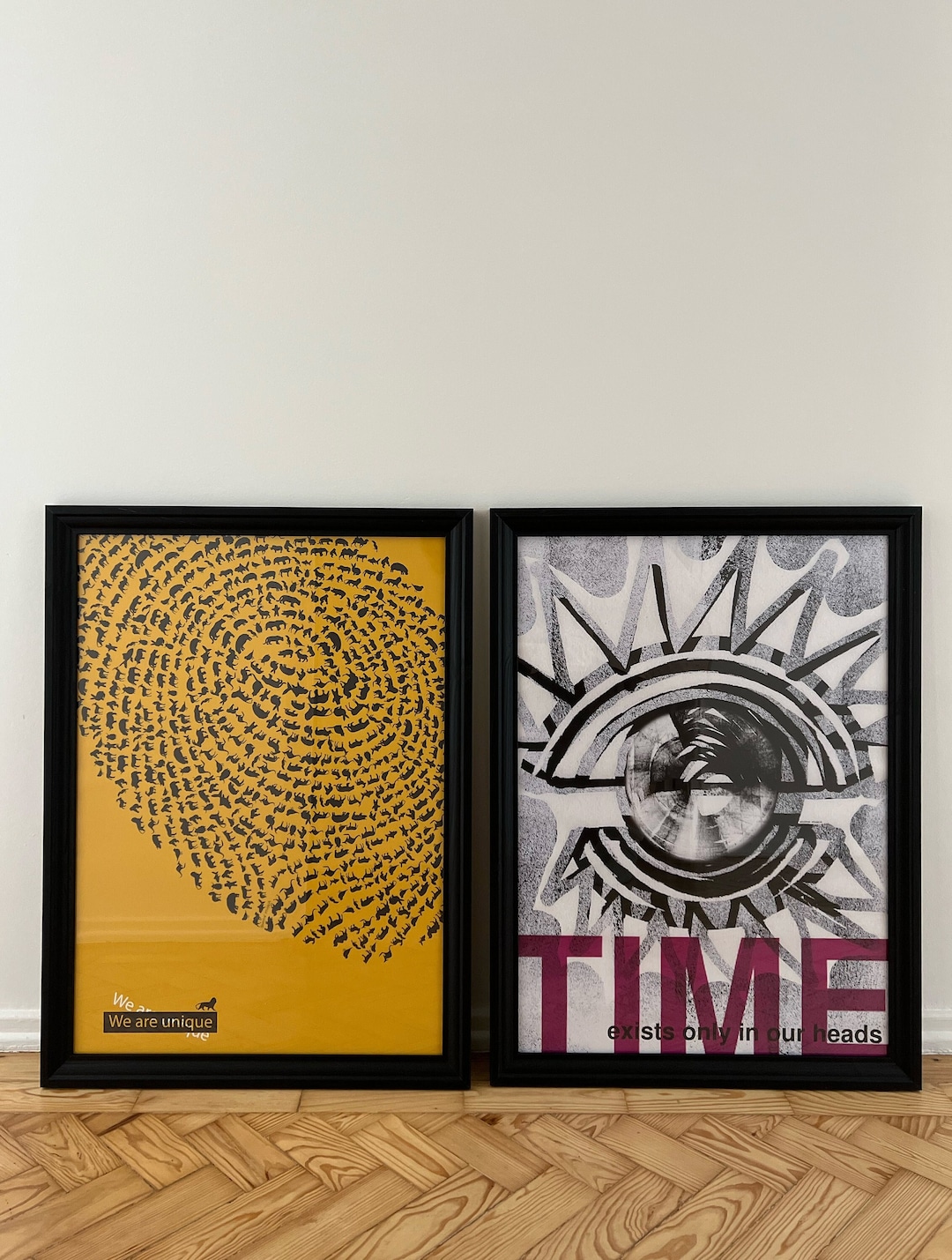 Posters. Printed Version. "we Are Unique"\ "time Exists Only in Our ...