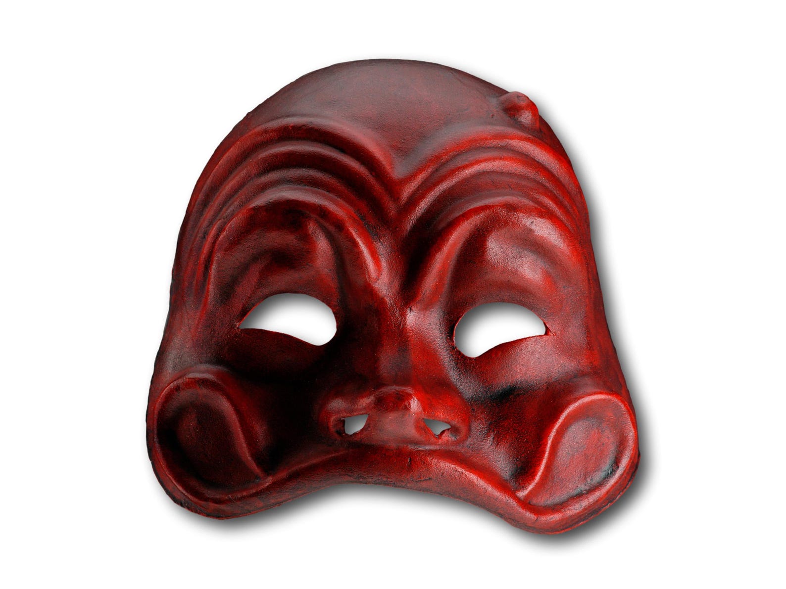 Arlecchino Sartori Papier Mache Mask – Commedia Dell’arte Harlequin ...