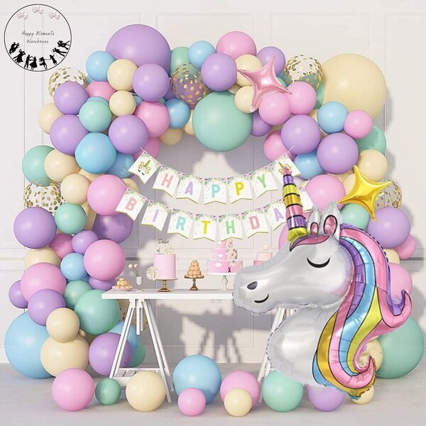Unicorn Balloon Arch - Etsy
