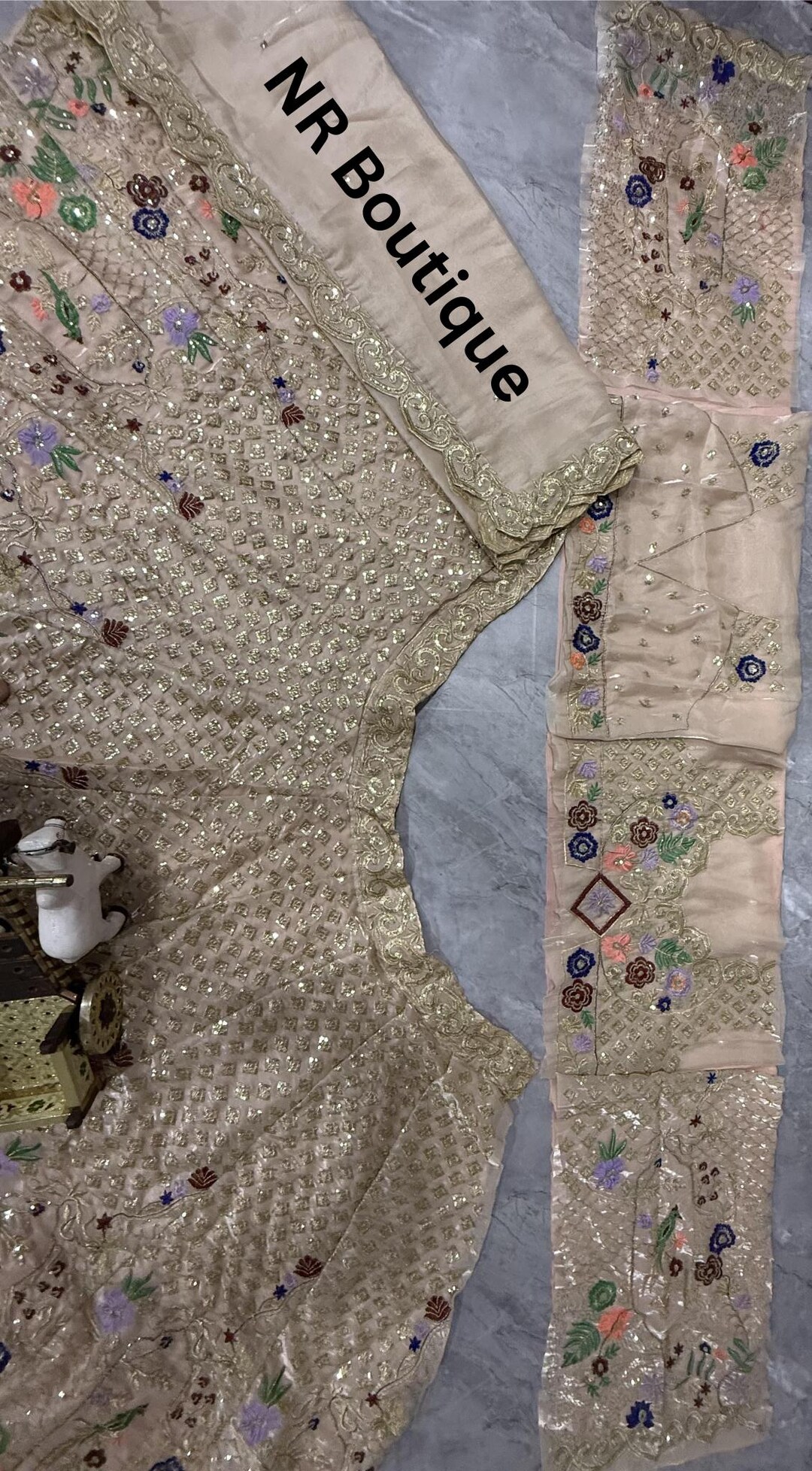 Embroidered Lehenga Choli: Jimmy Chu Fabric Indian Wedding Wear - Etsy