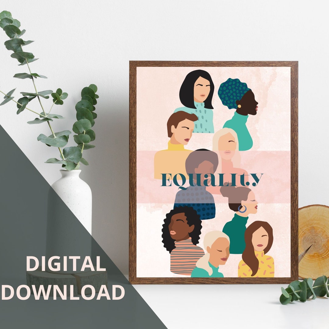 Equality | Self-love | Positive Energy | Digital Download | Printable ...