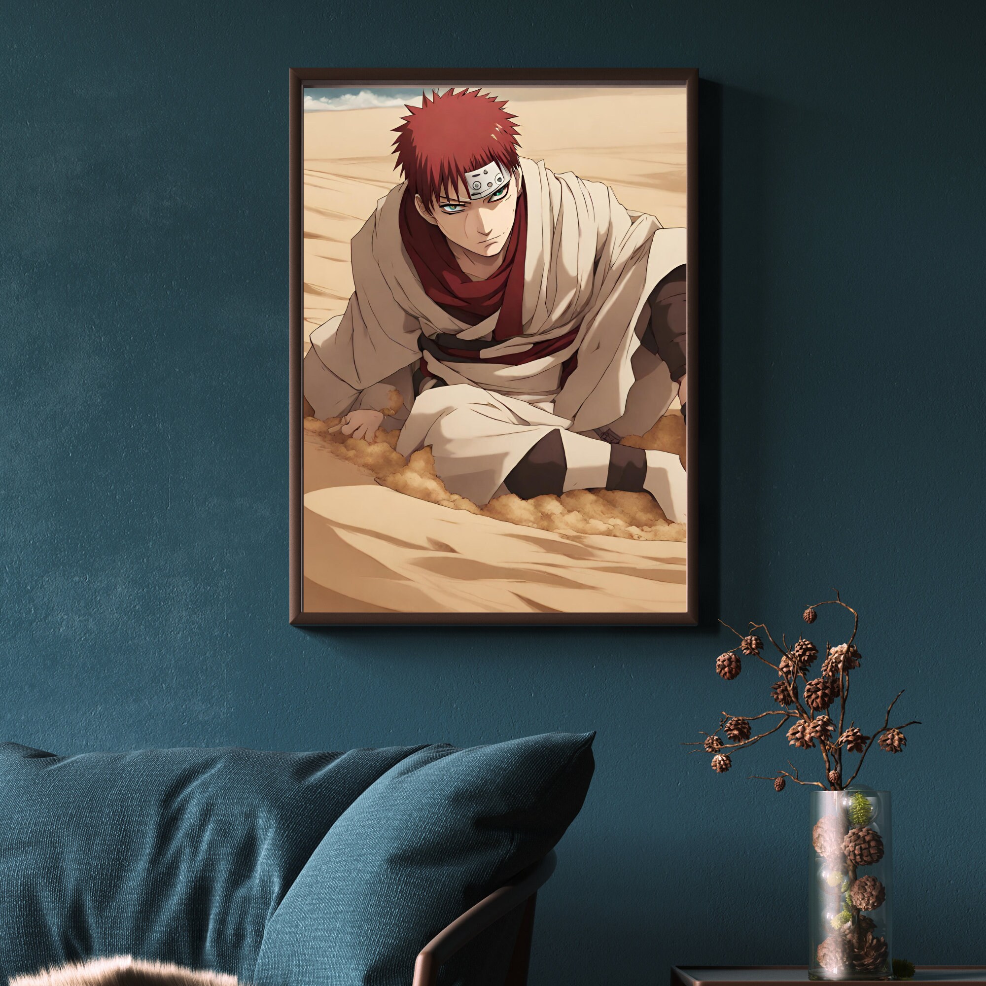 Poster Gaara Naruto, Anime Print, Anime Poster, Printable Wall Art ...