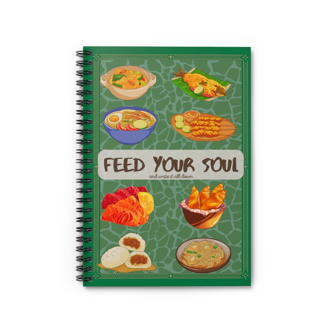 Spiral Notebook Cook Book Funny School Notebook Office Notepad Foodies ...