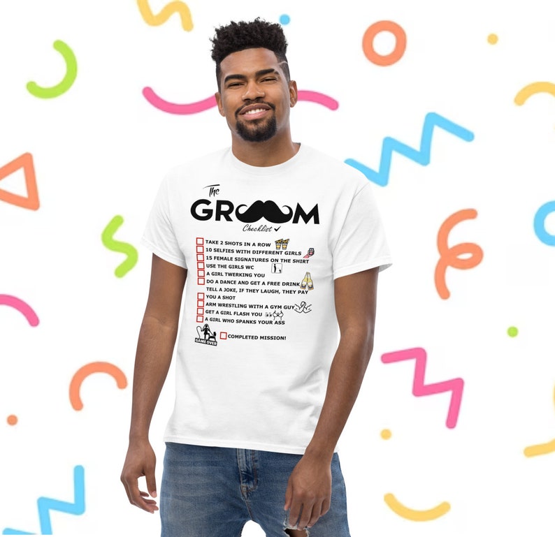 Bachelor Party Checklist File. Checklist to Stick on Bachelor Party T ...