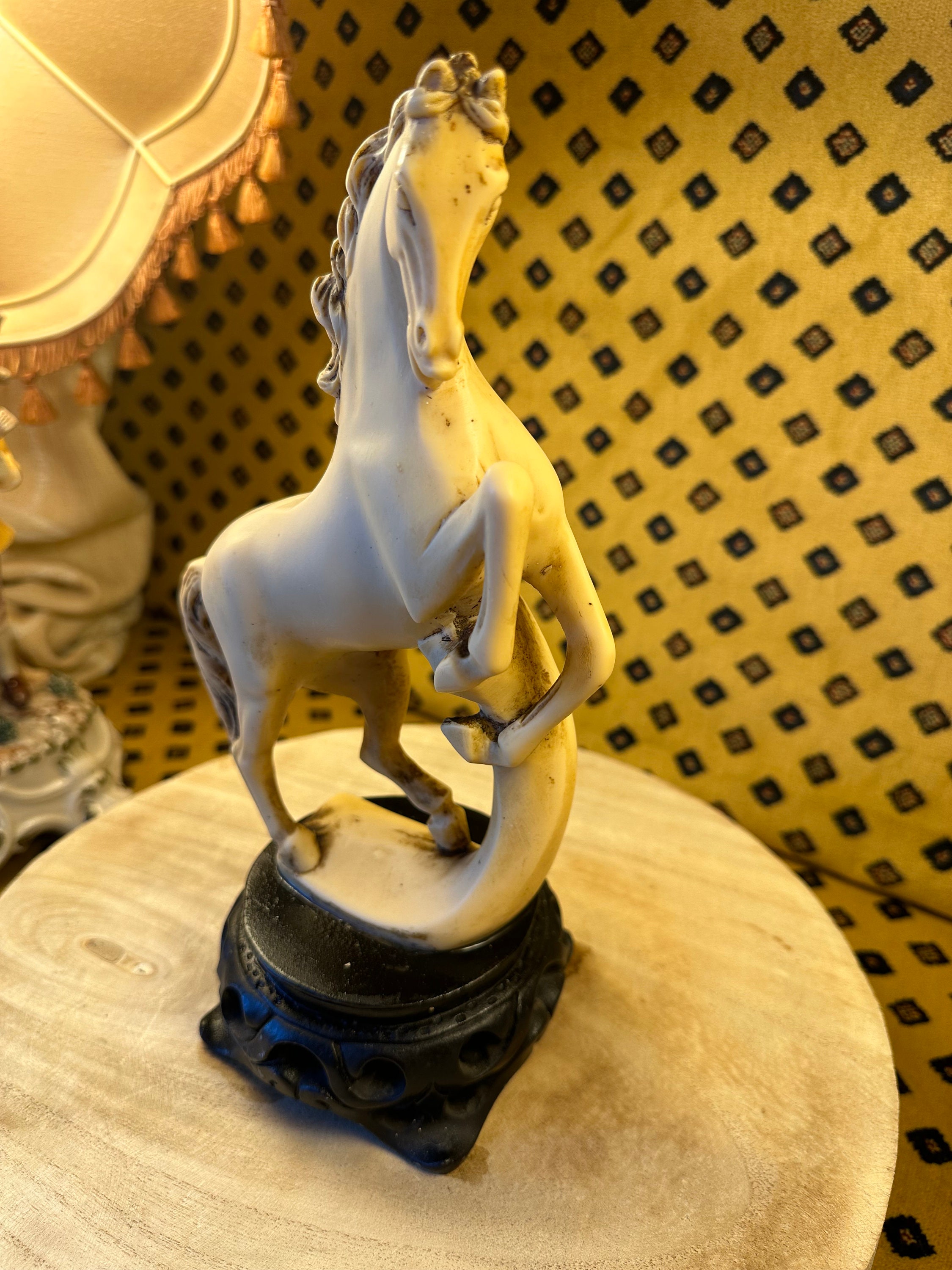 Antique Horse Statue ivory Vintage Horse Figurine Rare - Etsy