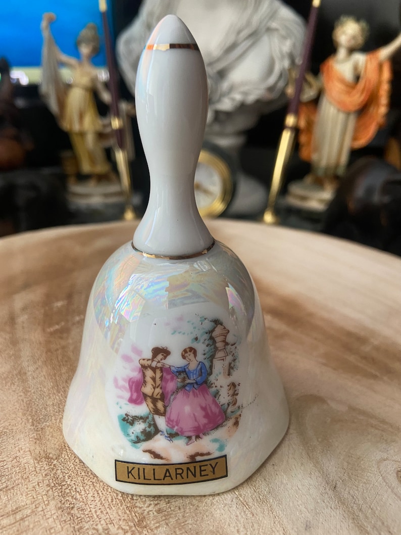Killarney Vintage Porcelain Bell Handcrafted Irish Souvenir in Fine ...
