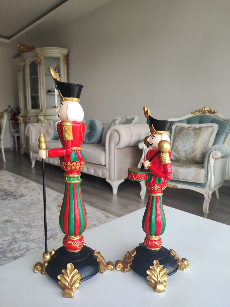 Tin Soldier Candlestick,lead Soldier Candle Holder,nutcracker ...