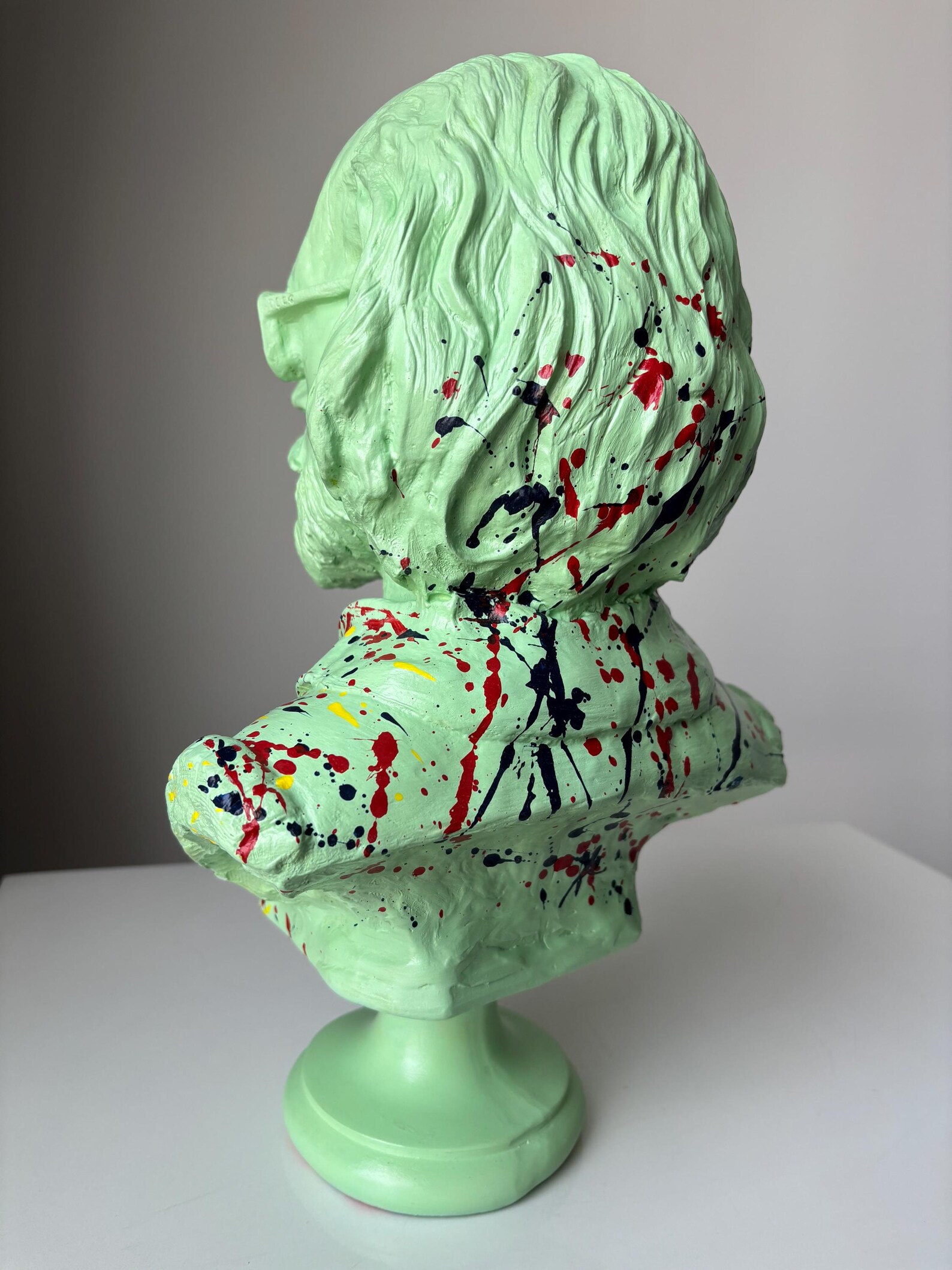 Street Art Shakespeare Bust,graffiti Art Shakespeare Statue,pop Art ...