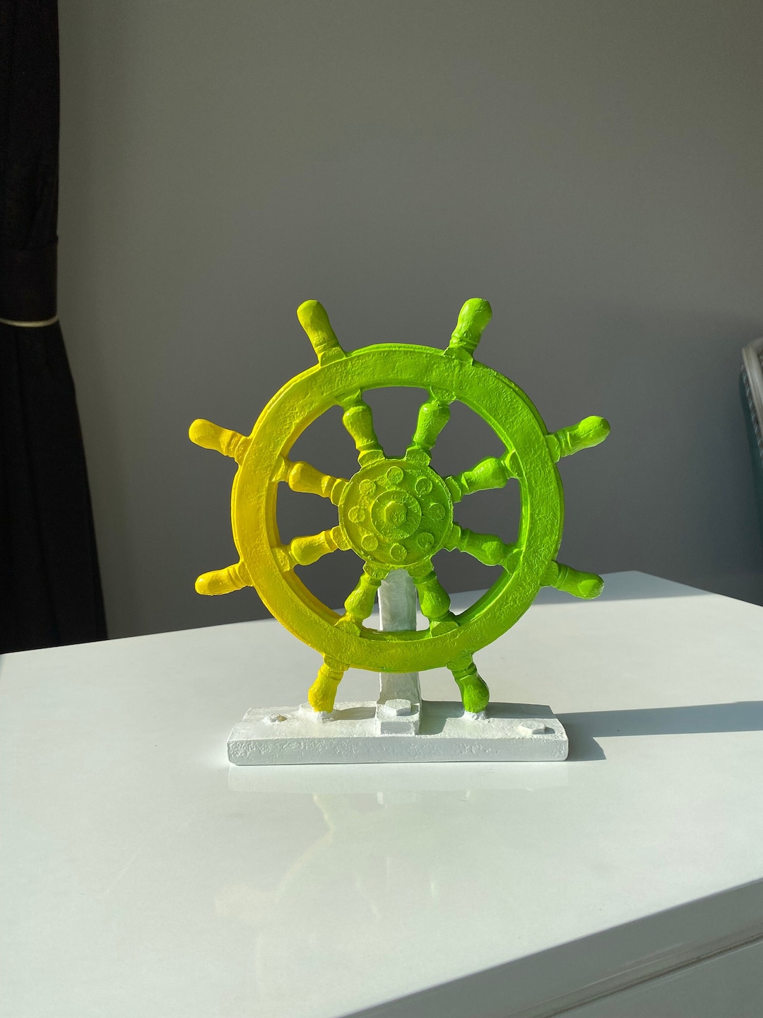 Helm Statue,nautical Statues,neon Art,pop Art Statue,home Decor ...