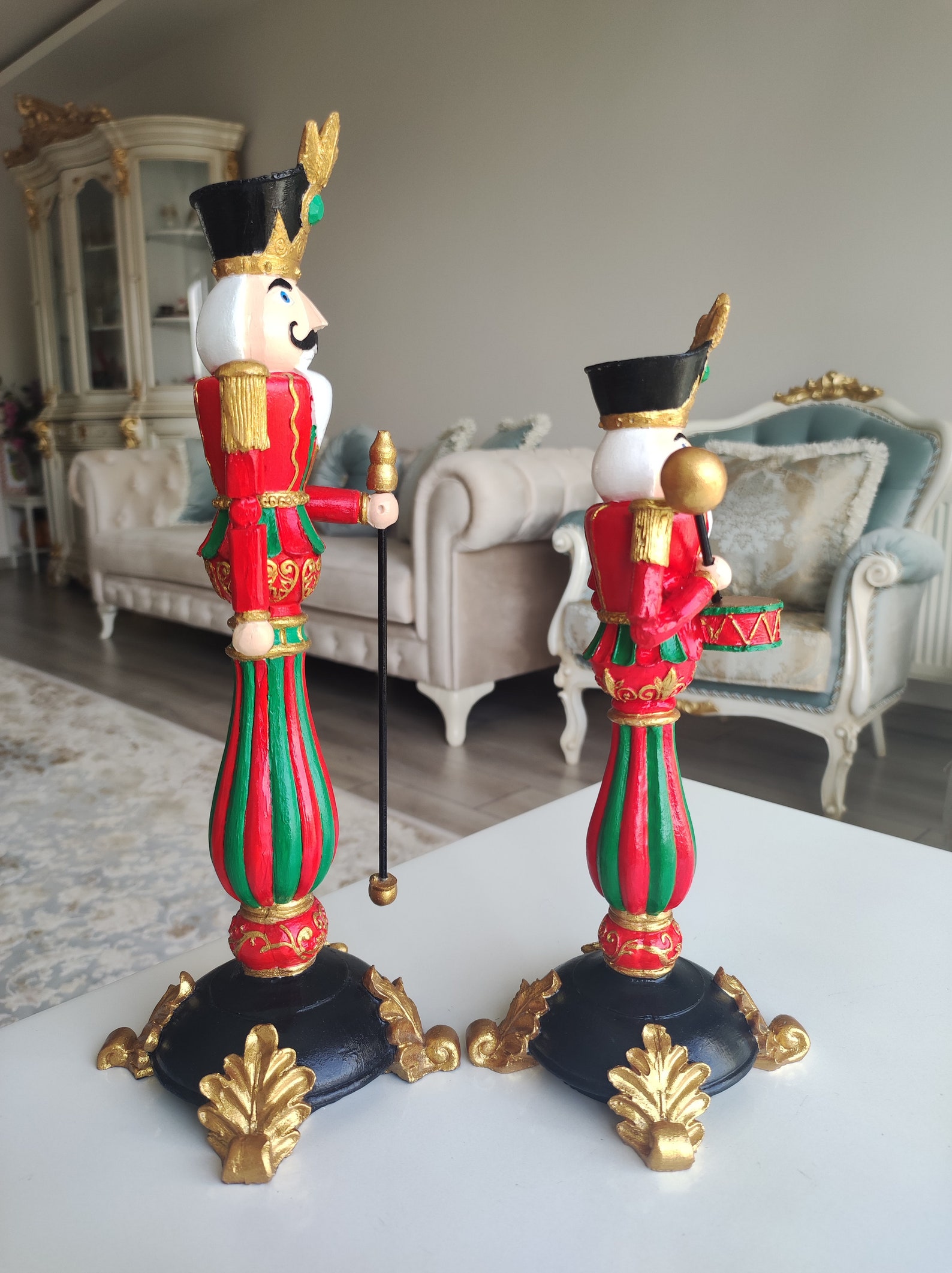 Tin Soldier Candlestick,lead Soldier Candle Holder,nutcracker ...