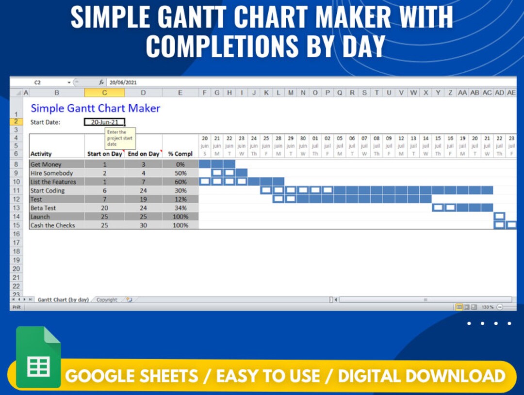 Excel Simple Gantt Chart , Simplify Your Project Planning With Our ...