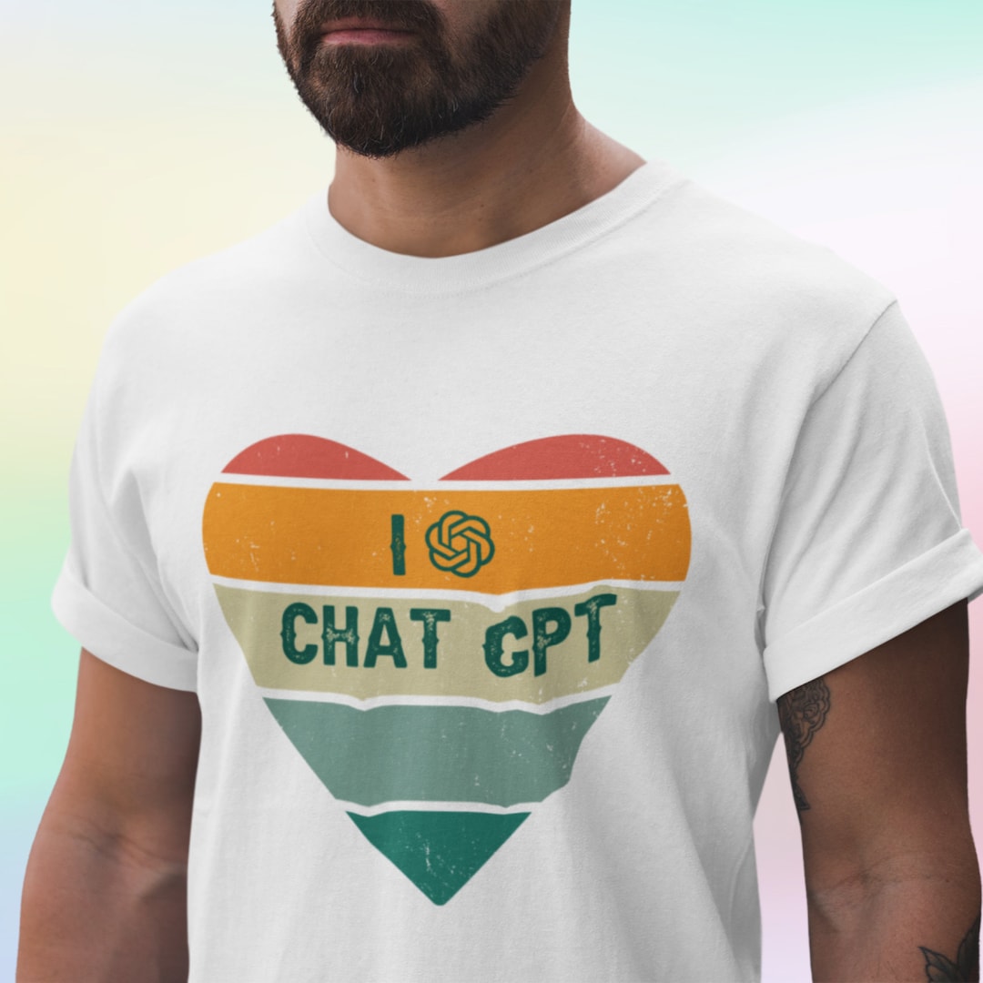 I Love Chat GPT TShirt Open AI Shirt Regalo para amigo ChatGPT - Etsy ...