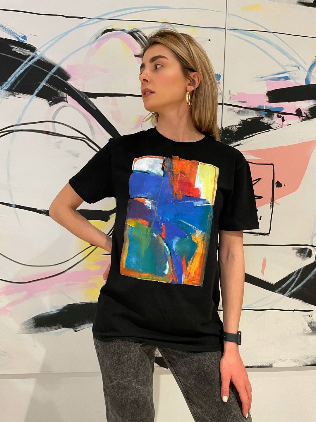 Custom Painted T-shirt of My Own Design. - Etsy