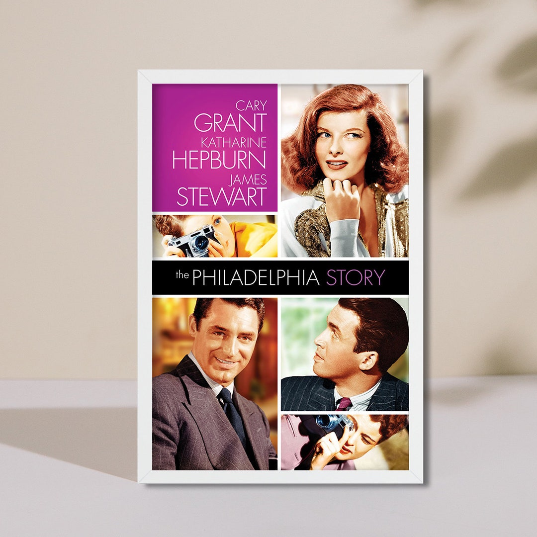 The Philadelphia Story Movie Poster Canvas Wall Art Picture - Etsy