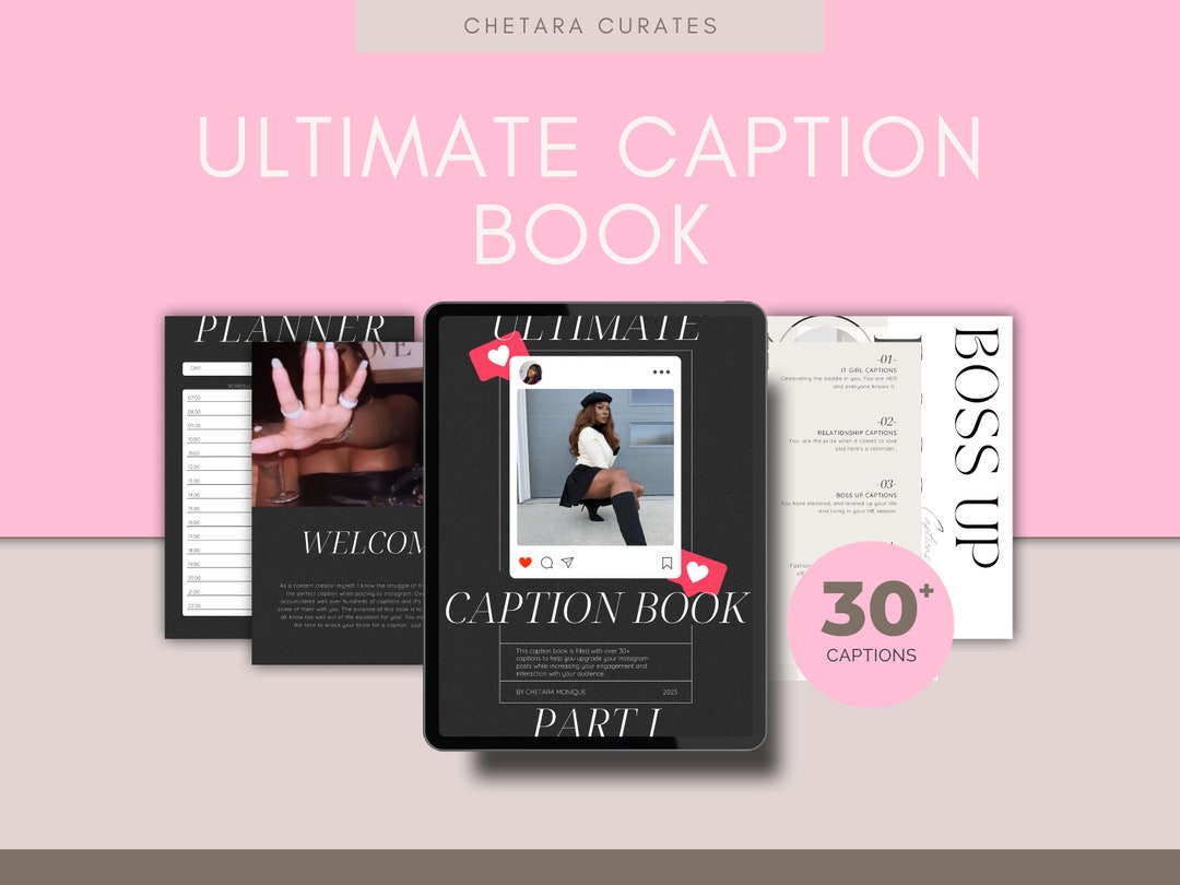 Ultimate Caption Book for Instagram I Caption Ideas for Influencers I ...