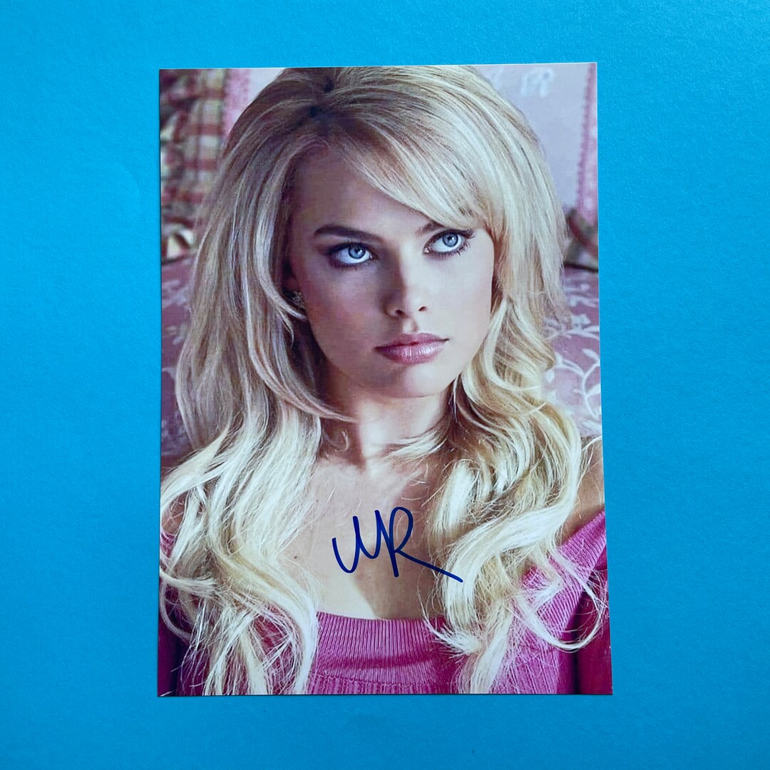 Margot Robbie Signed Photo Authentic Autograph With COA - Etsy