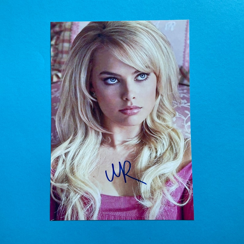Margot Robbie Signed Photo Authentic Autograph With COA - Etsy