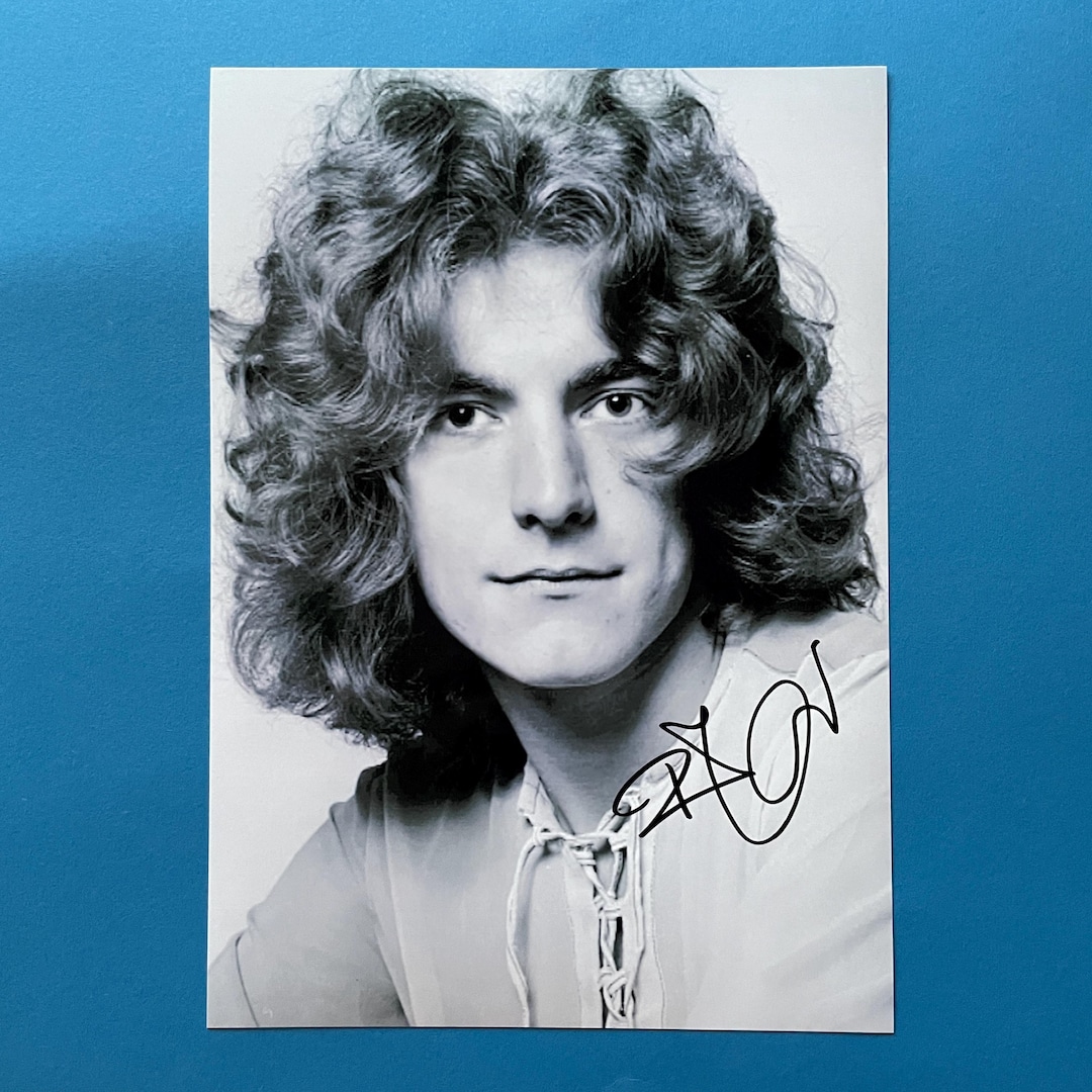 Robert Plant - Led Zeppelin Signed Photo Authentic Autograph With COA ...