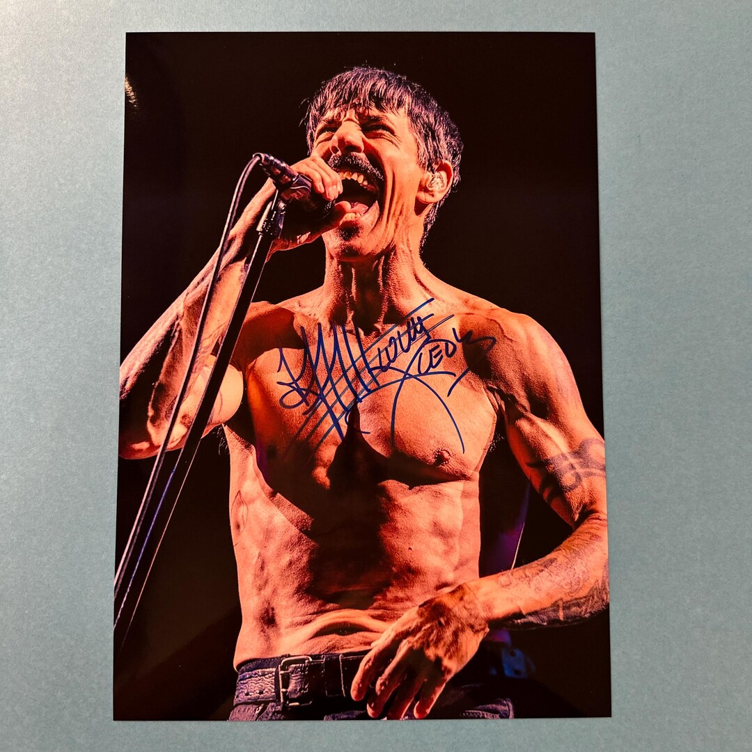Anthony Kiedis Red Hot Chili Peppers Signed Photo Authentic Autograph With COA - Etsy
