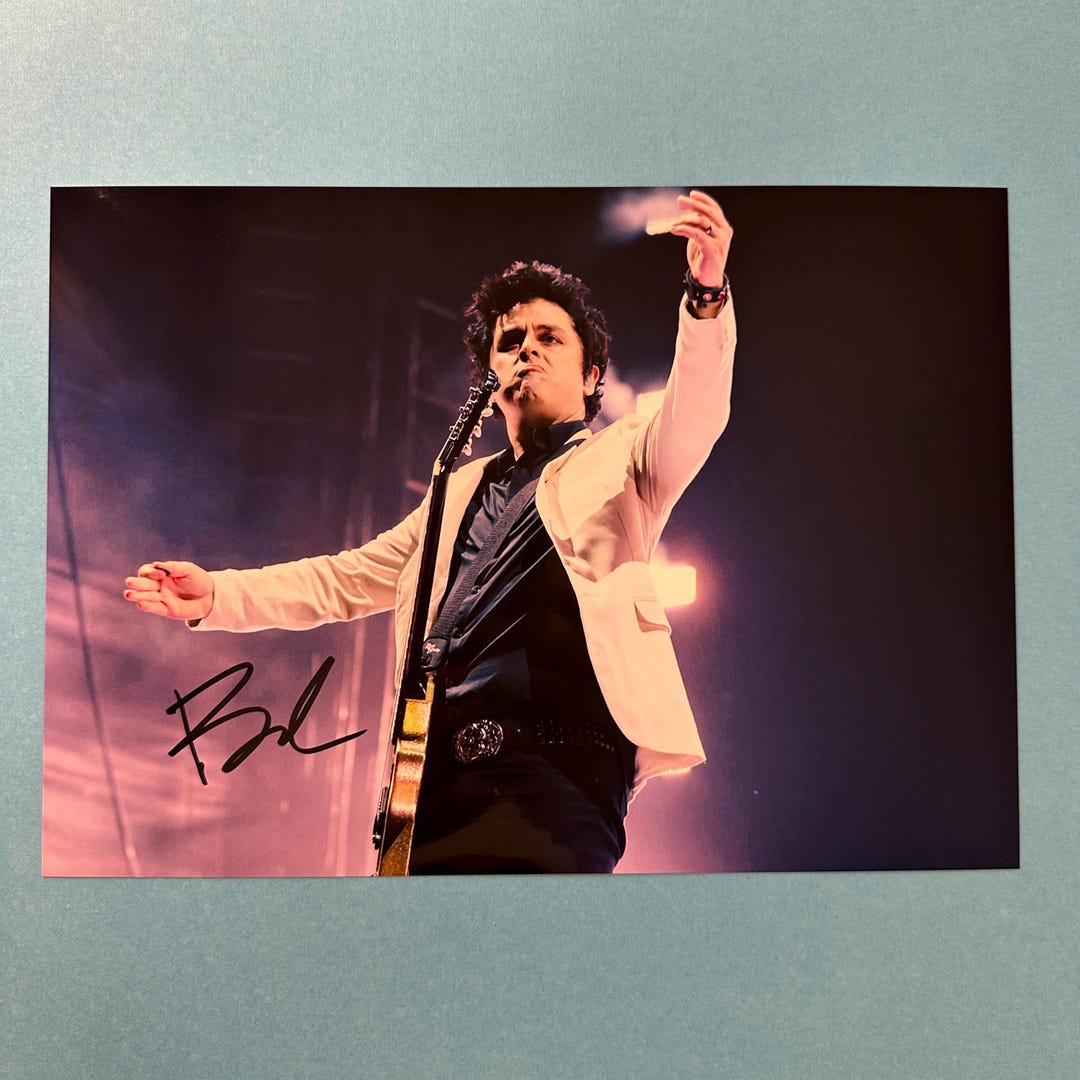 Billie Joe Armstrong Signed Photo Authentic Autograph With COA - Etsy