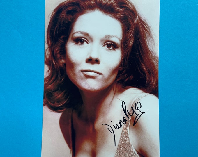 Diana Rigg Signed Photo Authentic Autograph With COA - Etsy