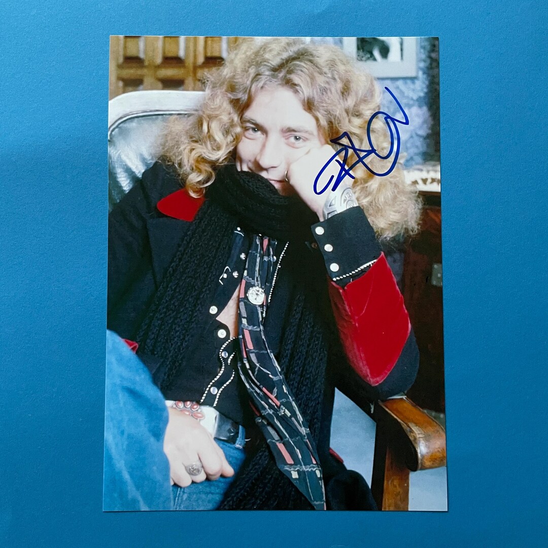 Robert Plant - Led Zeppelin Signed Photo Authentic Autograph With COA ...