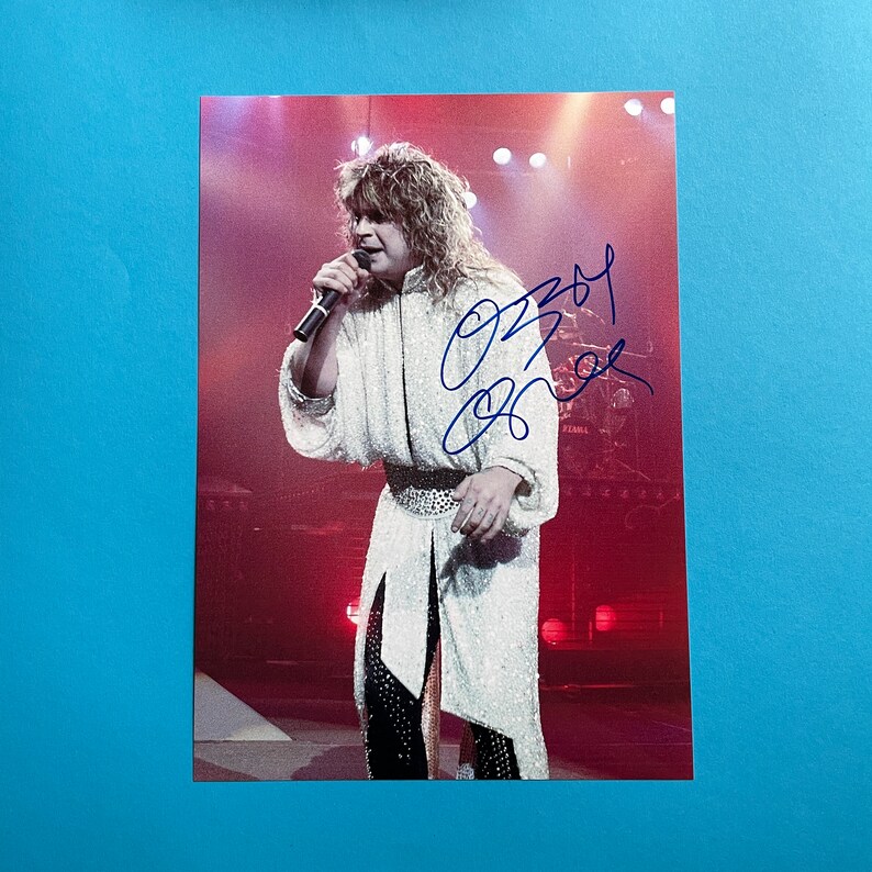 Ozzy Osbourne Signed Photo Authentic Autograph With COA - Etsy