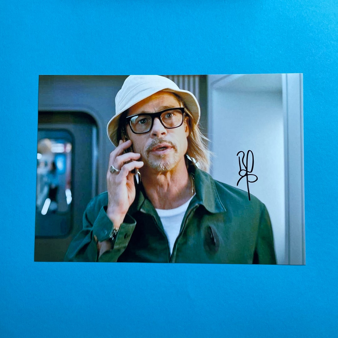Brad Pitt Signed Photo Authentic Autograph With COA - Etsy
