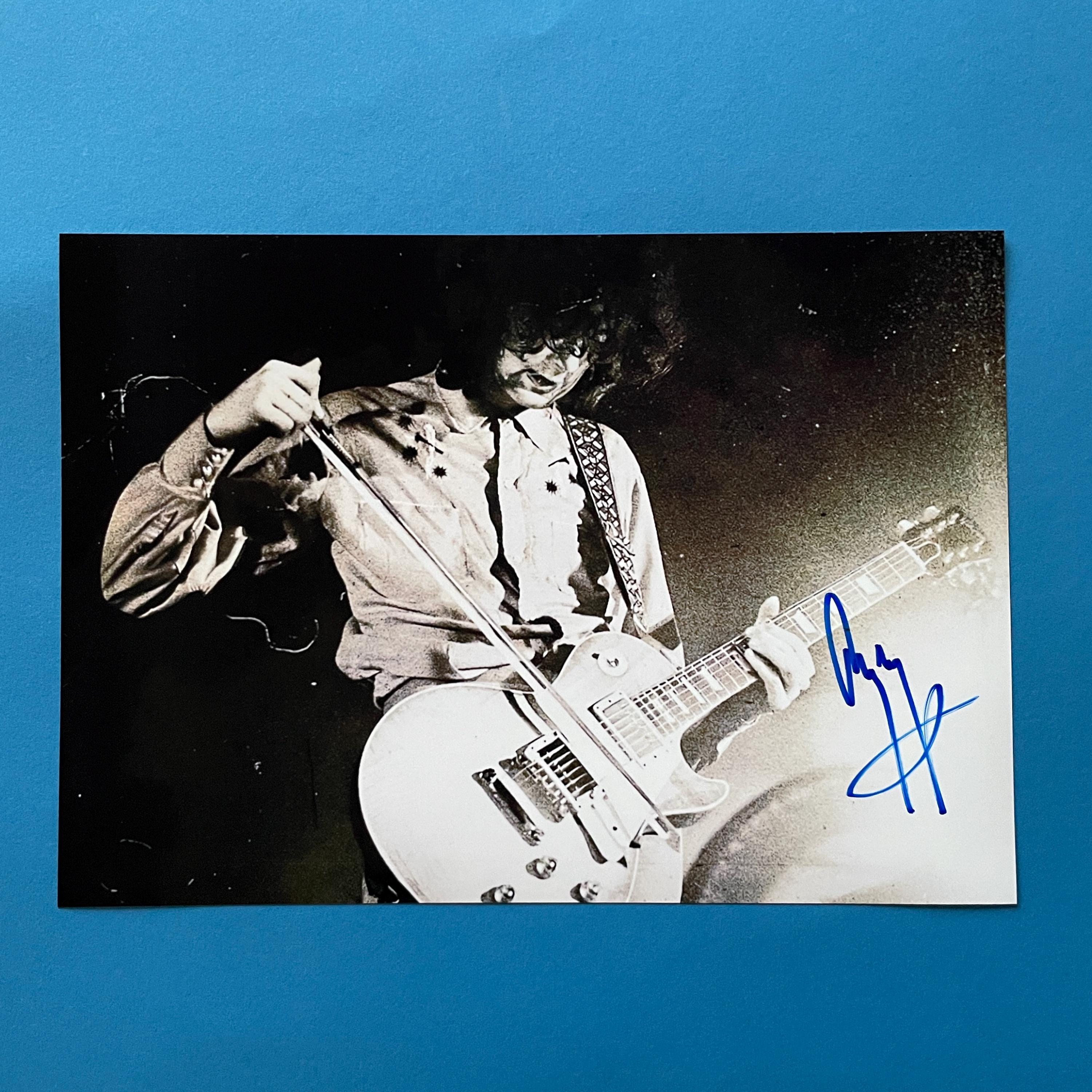 Jimmy Page Led Zeppelin Signed Photo Authentic Autograph With COA ...