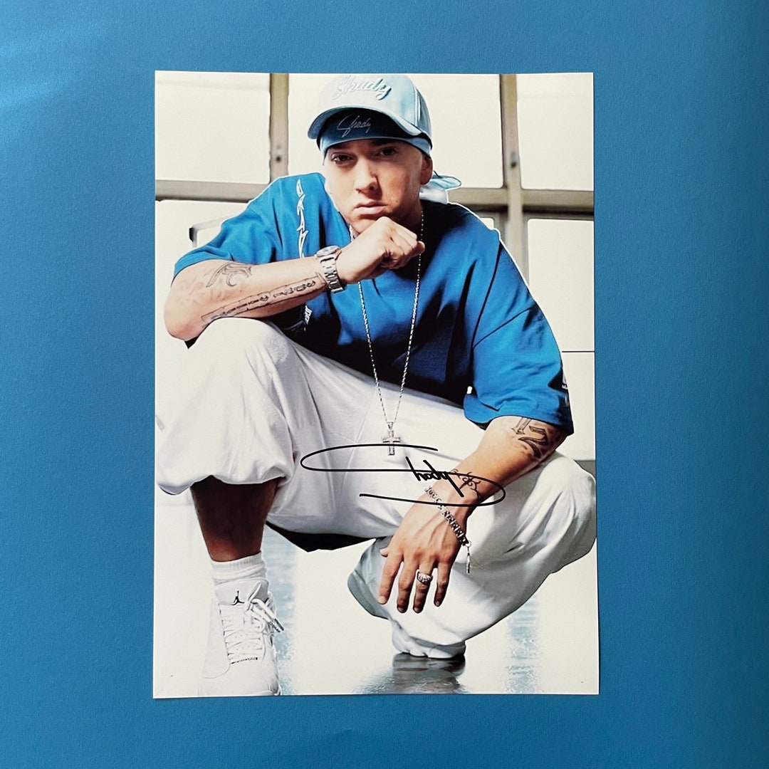 Eminem Signed Photo Authentic Autograph With COA - Etsy