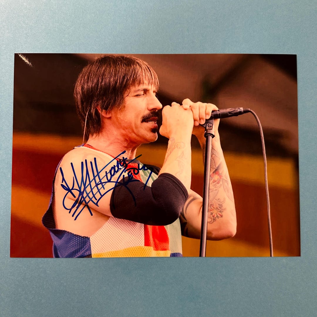 Anthony Kiedis Red Hot Chili Peppers Signed Photo Authentic Autograph With COA - Etsy