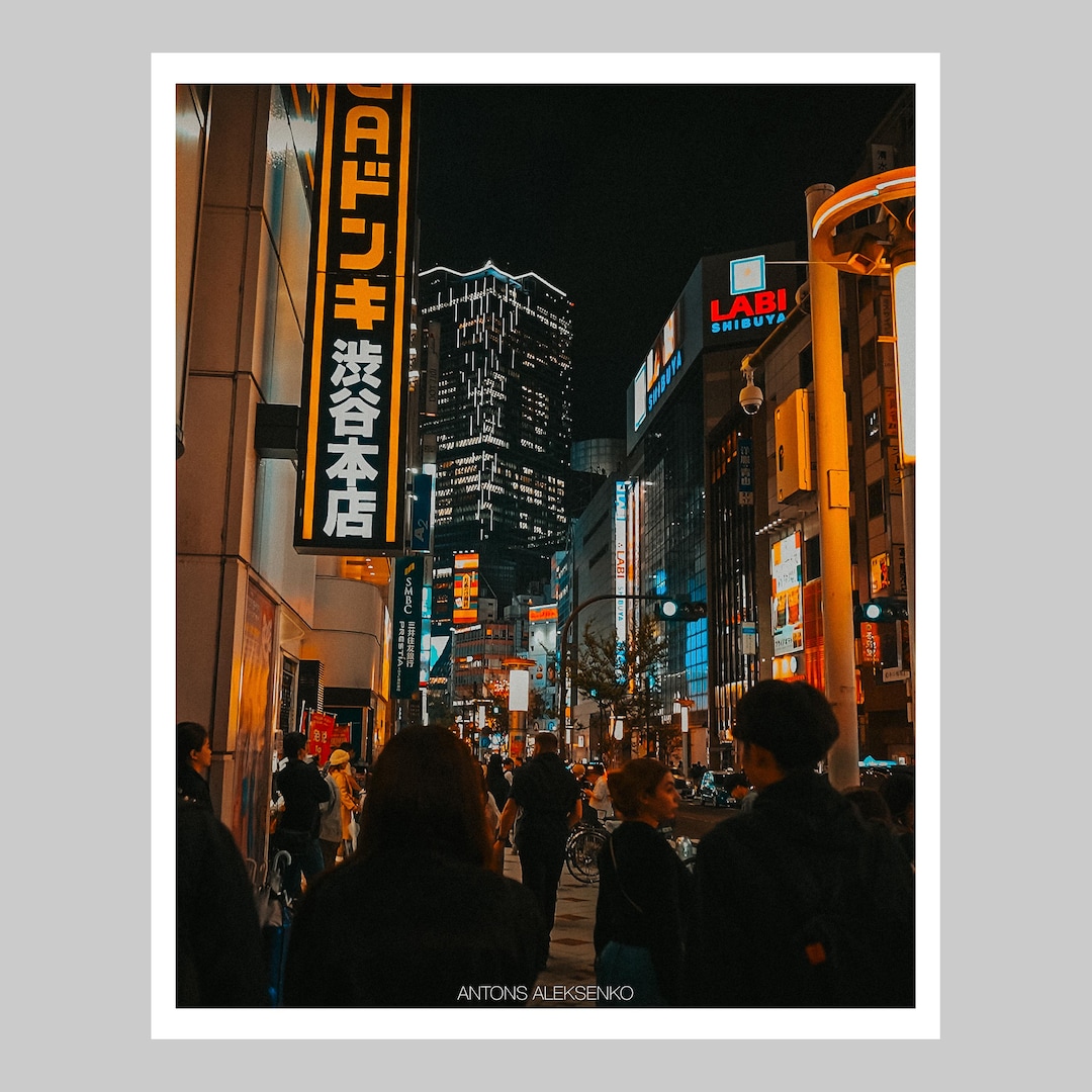 TOKYO SHIBUYA - Original Photo by Antons Aleksenko | Analog Color Film ...