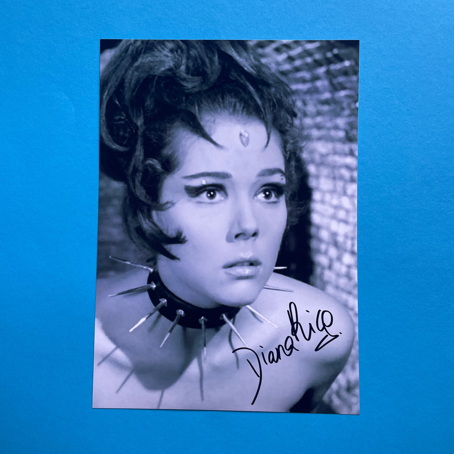 Diana Rigg Signed Photo Authentic Autograph With COA - Etsy
