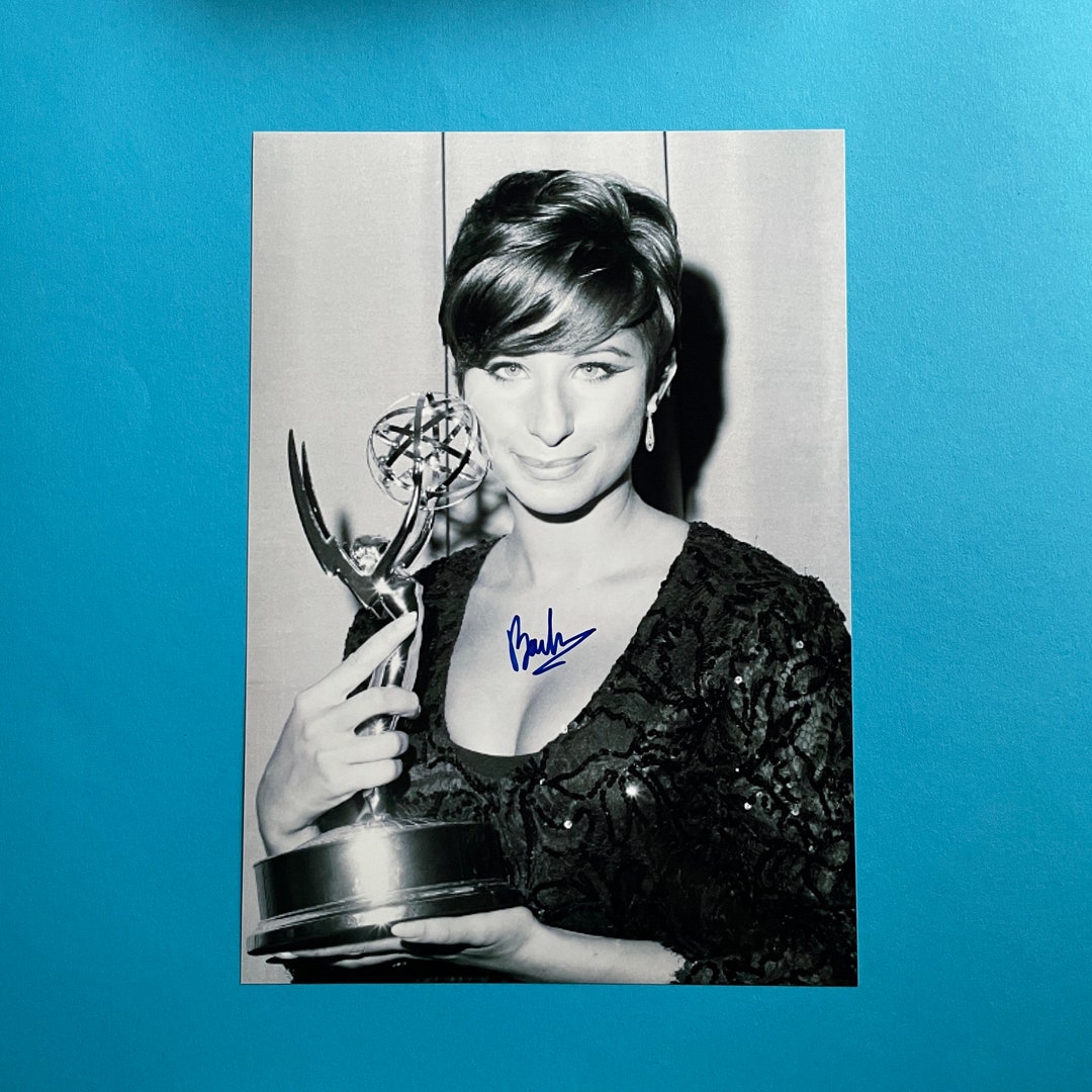 Barbra Streisand Signed Photo Authentic Autograph With COA - Etsy