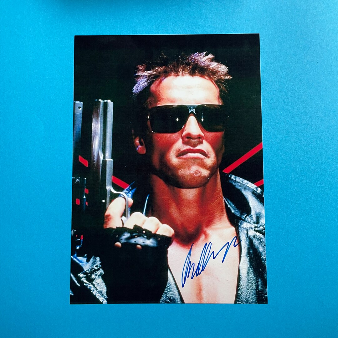 Arnold Schwarzenegger Signed Photo Authentic Autograph With COA - Etsy