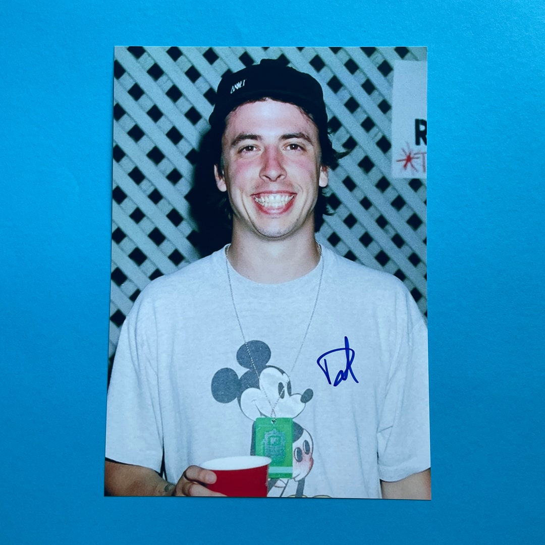 Dave Grohl Foo Fighters / Nirvana Signed Photo Authentic Autograph With ...