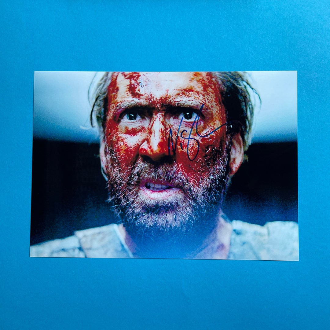 Nicolas Cage Signed Photo Authentic Autograph With COA - Etsy