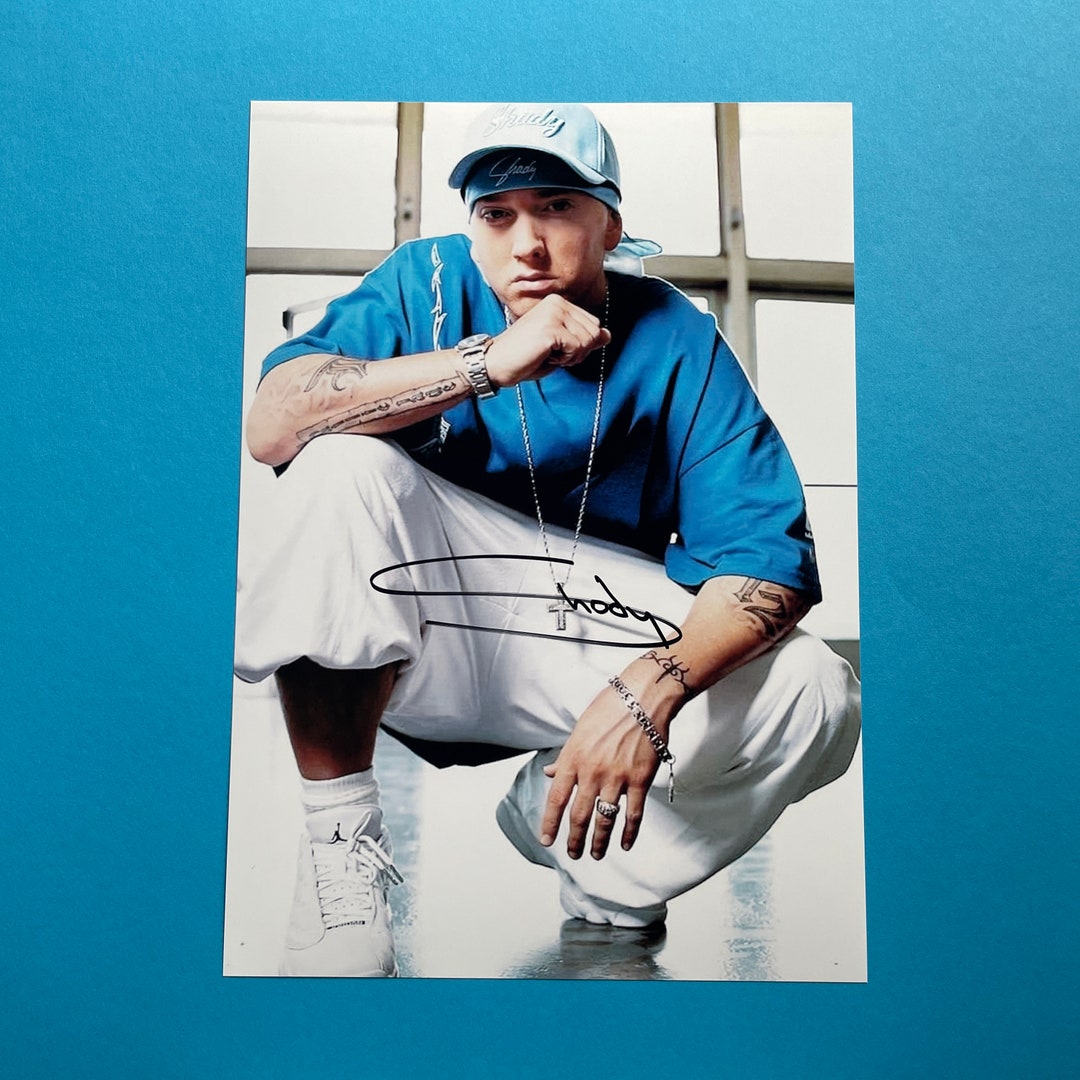 Eminem Signed Photo Authentic Autograph With COA - Etsy