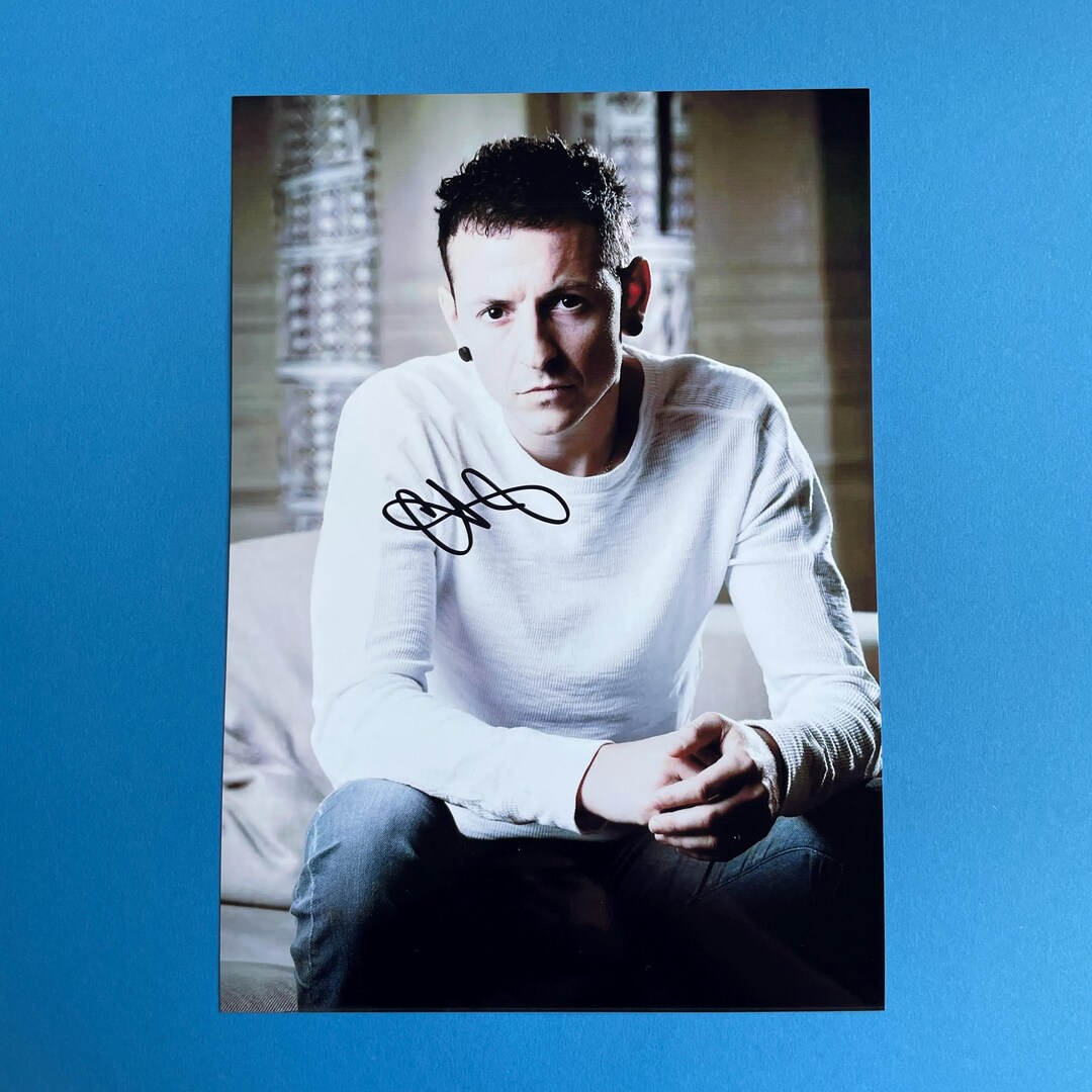 Chester Bennington - Linkin Park Signed Photo Authentic Autograph With ...