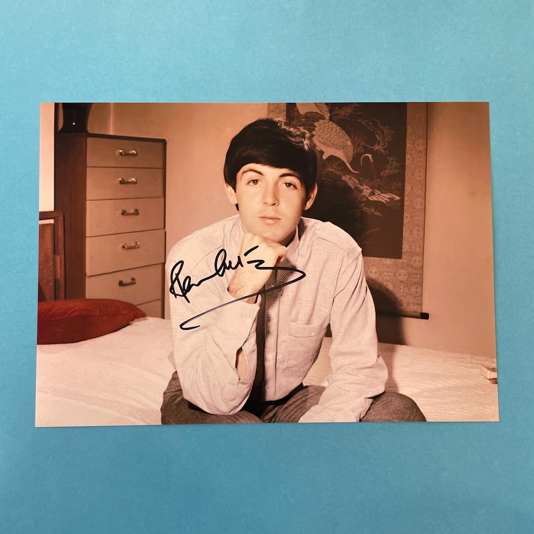 Paul Mccartney - the Beatles Signed Photo Authentic Autograph With COA ...