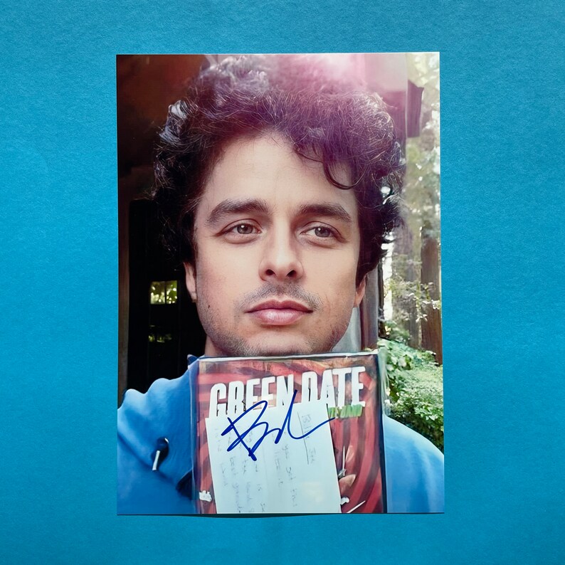 Billie Joe Armstrong Signed Photo Authentic Autograph With COA - Etsy