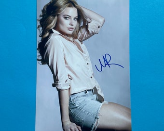 MARGOT ROBBIE Authentic Hand-signed Photo Autograph With Coa - Etsy