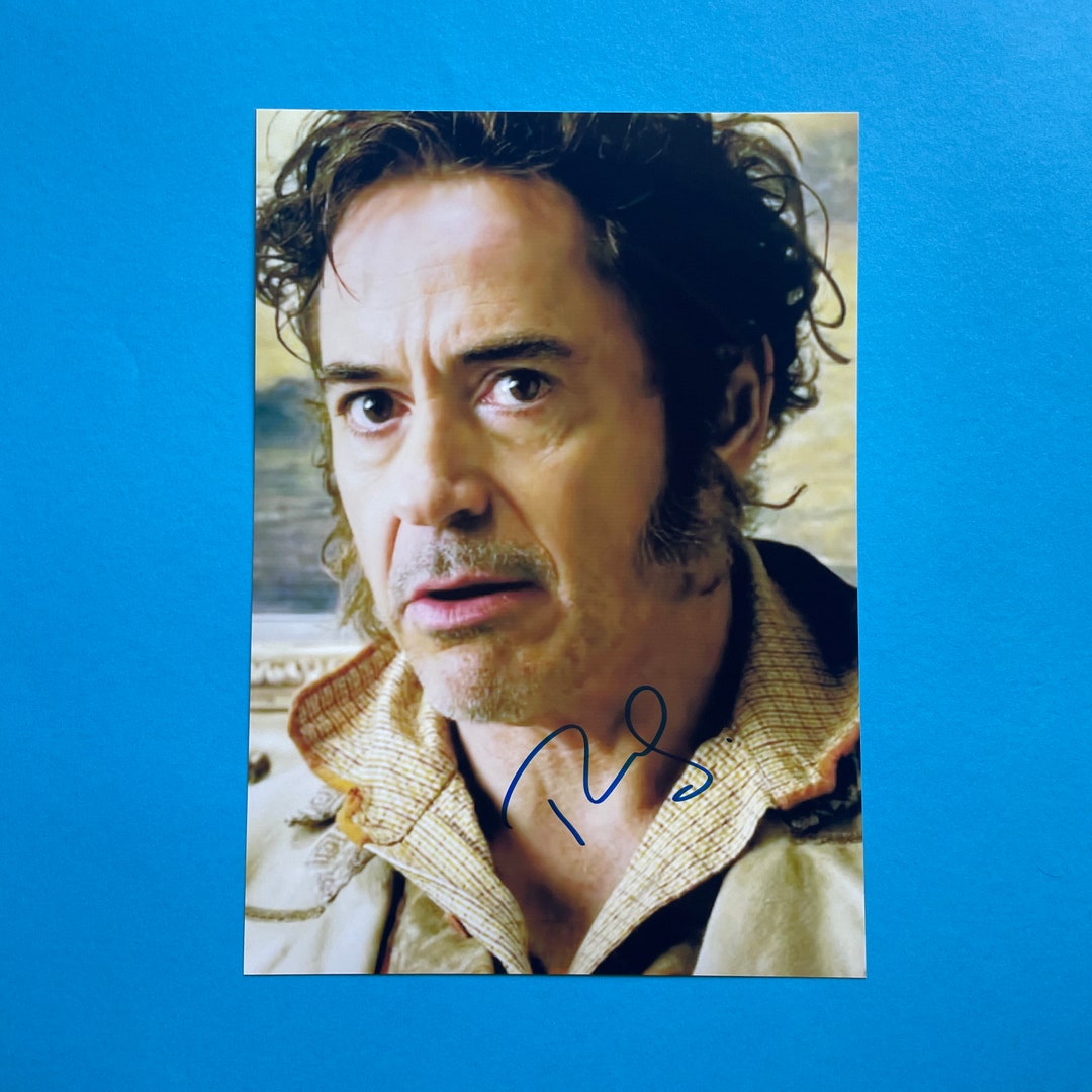 Robert Downey Jr. Signed Photo Authentic Autograph With COA - Etsy