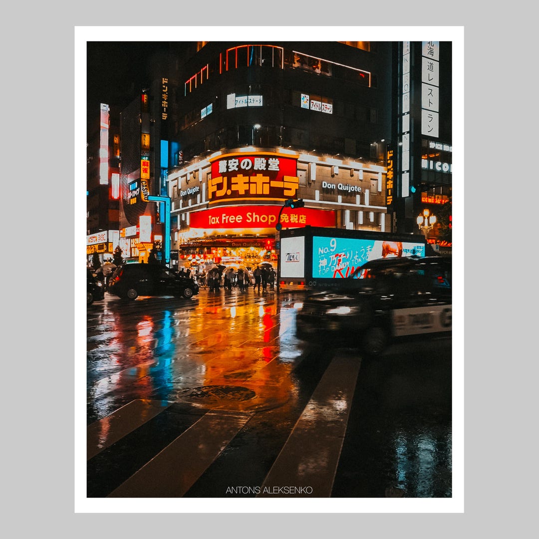 TOKYO SHIBUYA - Original Photo by Antons Aleksenko | Analog Color Film ...