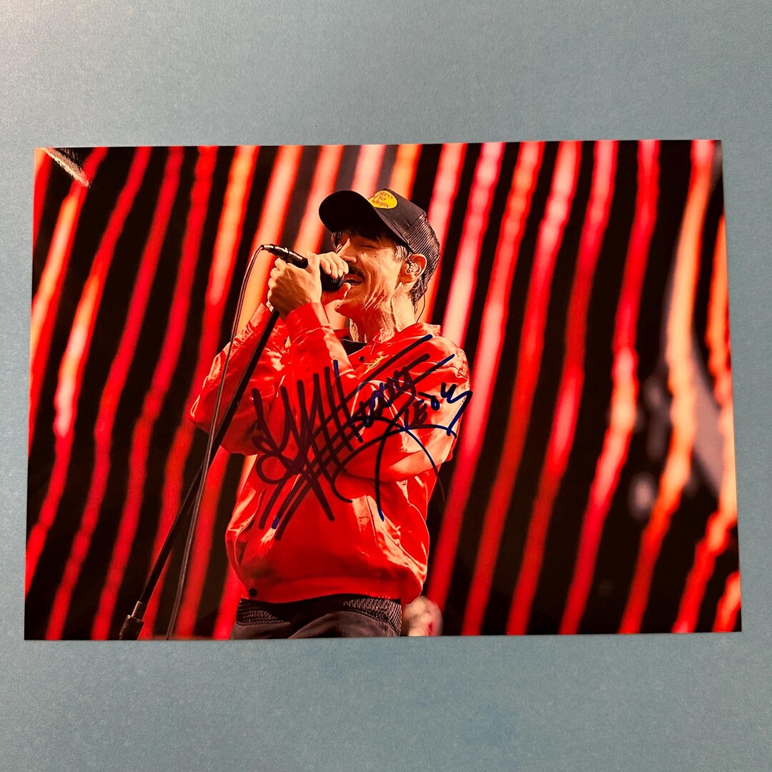 Anthony Kiedis - Red Hot Chili Peppers Signed Photo Authentic Autograph With COA - Etsy