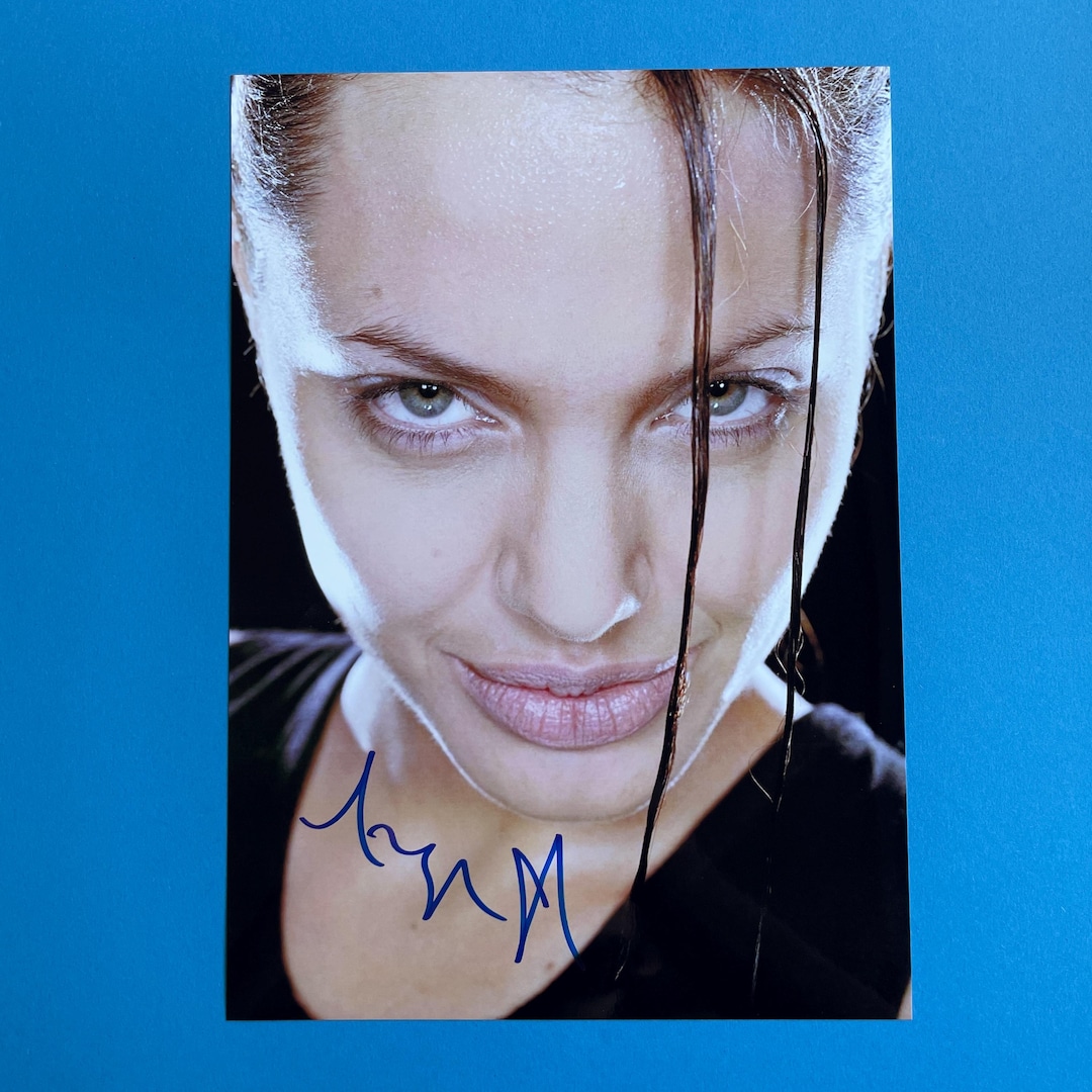 Angelina Jolie Signed Photo Authentic Autograph With COA - Etsy