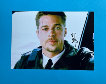 Brad Pitt Original Autographed 8x10 Photo (COA) - Etsy