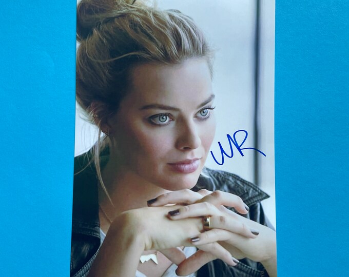 Margot Robbie Signed Photo Authentic Autograph With COA - Etsy