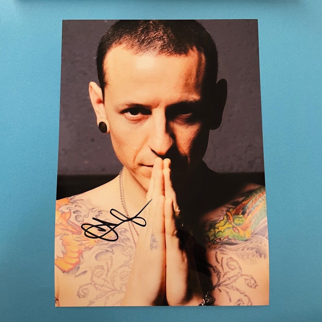 Chester Bennington - Linkin Park Signed Photo Authentic Autograph With ...